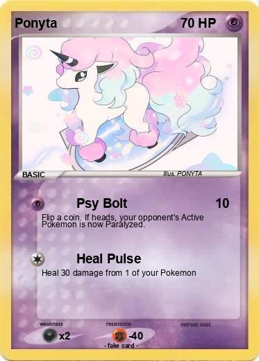 Pokémon Ponyta 343 343 - Psy Bolt - My Pokemon Card