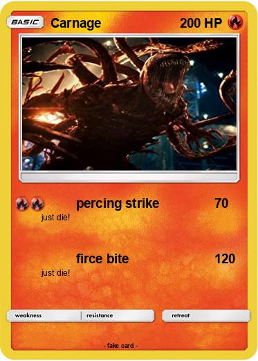 Pokémon Carnage 383 383 - percing strike - My Pokemon Card