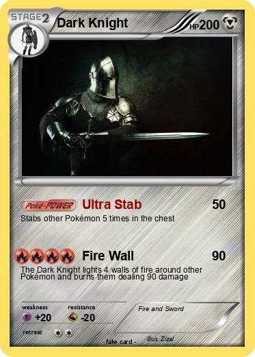 Pokémon Dark Knight 216 216 - Ultra Stab - My Pokemon Card
