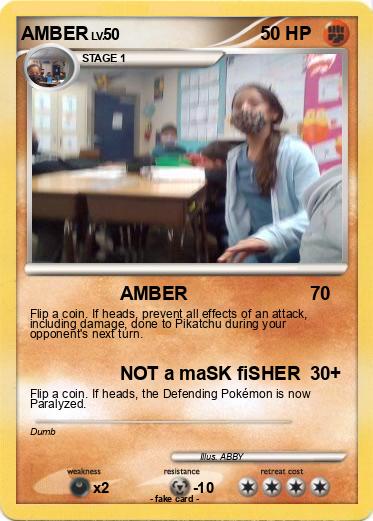 Pokémon AMBER 207 207 - AMBER - My Pokemon Card