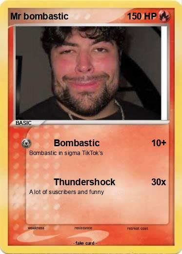 Pokémon Mr bombastic 12 12 - Bombastic - My Pokemon Card