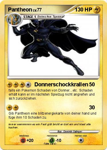 Pokémon Pantheon 30 30 - Donnerschockkrallen - My Pokemon Card