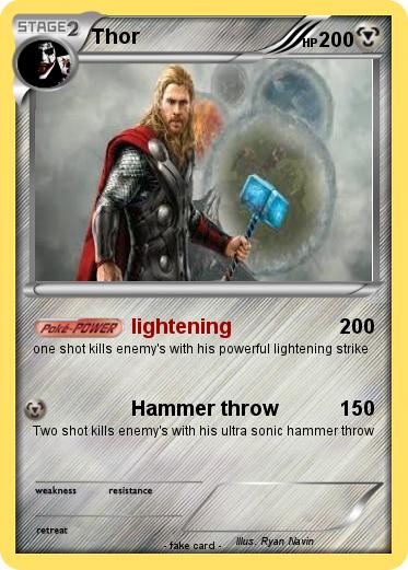 Pokémon Thor 811 811 - lightening - My Pokemon Card