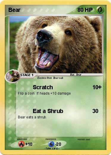 Pokémon Bear 448 448 - Scratch - My Pokemon Card
