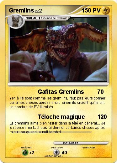 Pokémon Gremlins 36 36 - Gafitas Gremlins - Ma carte Pokémon