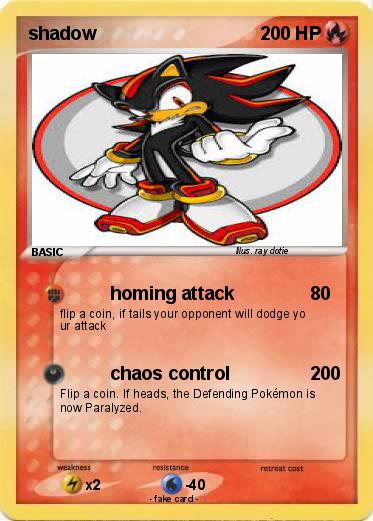 Pokémon shadow 10112 10112 - homing attack - My Pokemon Card