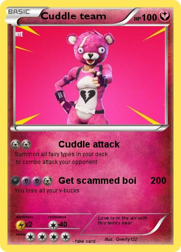Pokémon Cuddle team 3 3 - Cuddle attack - My Pokemon Card