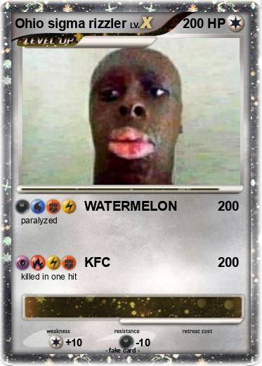 Pokémon Skibbidi rizzler sigma - WATERMELON - My Pokemon Card