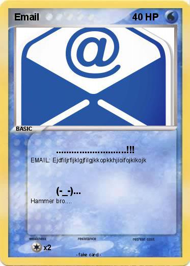Pokémon Email 2 2 - ...........................!!! - My Pokemon Card
