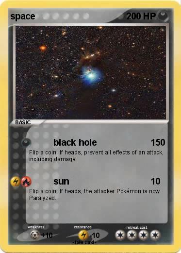 Pokémon space 1056 1056 - black hole - My Pokemon Card