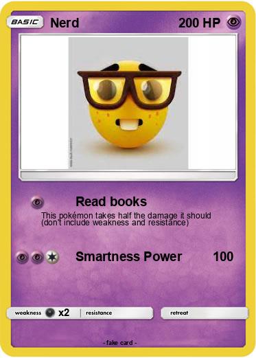 Pokémon Nerd 487 487 - Read books - My Pokemon Card