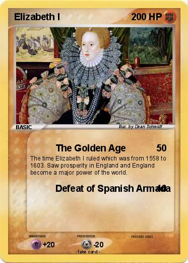 Pokémon Elizabeth I 4 4 - The Golden Age - My Pokemon Card