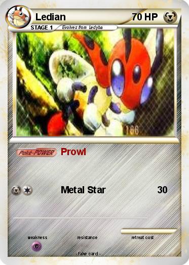 Pokémon Ledian 7 7 - Prowl - My Pokemon Card