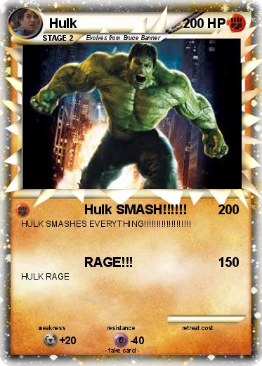 Pokémon Hulk 1324 1324 - Hulk SMASH!!!!!! - My Pokemon Card