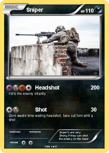 Pokémon Sniper 1275 1275 - Headshot - My Pokemon Card