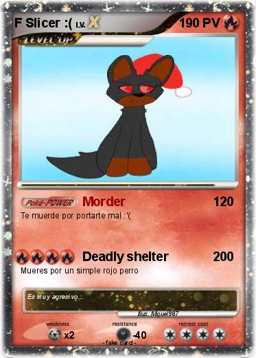 Pokémon F Slicer - Morder - Mi carta pokémon