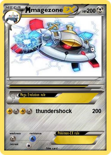 Pokémon magezone 1 1 - thundershock - My Pokemon Card
